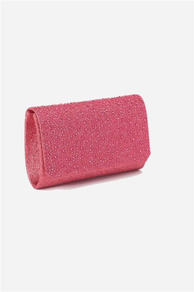 Satin Stone veski - Magenta – Kjólar & Konfekt